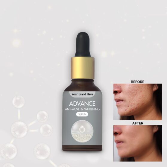 Advance anti-acne & whitening serum - Private Label & OEM Services