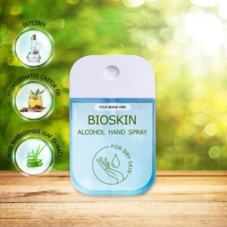 Bioskin Alcohol Hand Spray - Private Label & OEM Services
