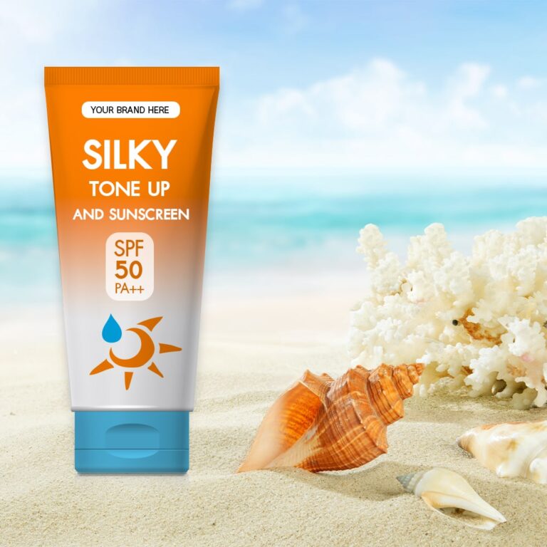 SILKY TONE UP AND SUNSCREEN SPF50 PA++ - Private Label & OEM Services