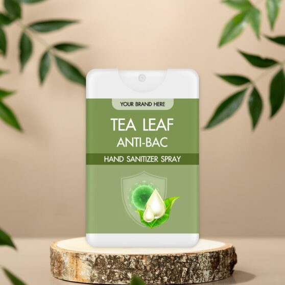 TEA LEAF ANTI-BAC HAND SANITIZER SPRAY - Private Label & OEM Services