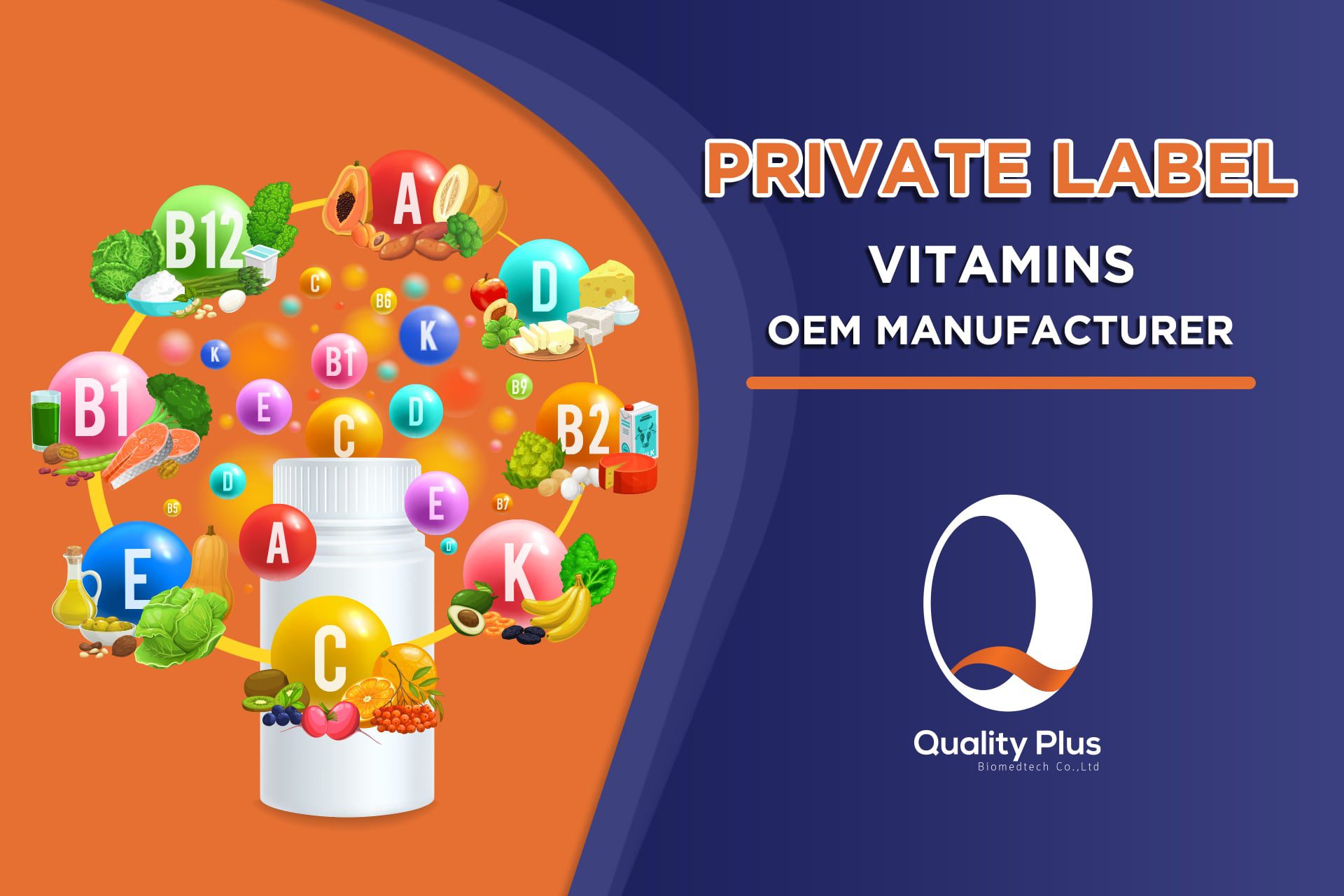 Private Label Vitamins Manufacturer and Vitamin Supplier Company