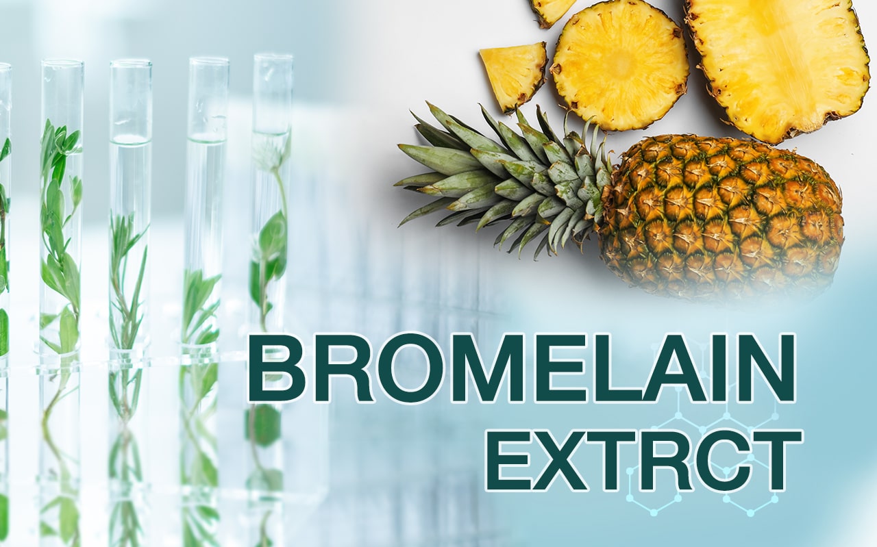 Bromelain extract from Pineapple for Supplements & Skincare Formulation