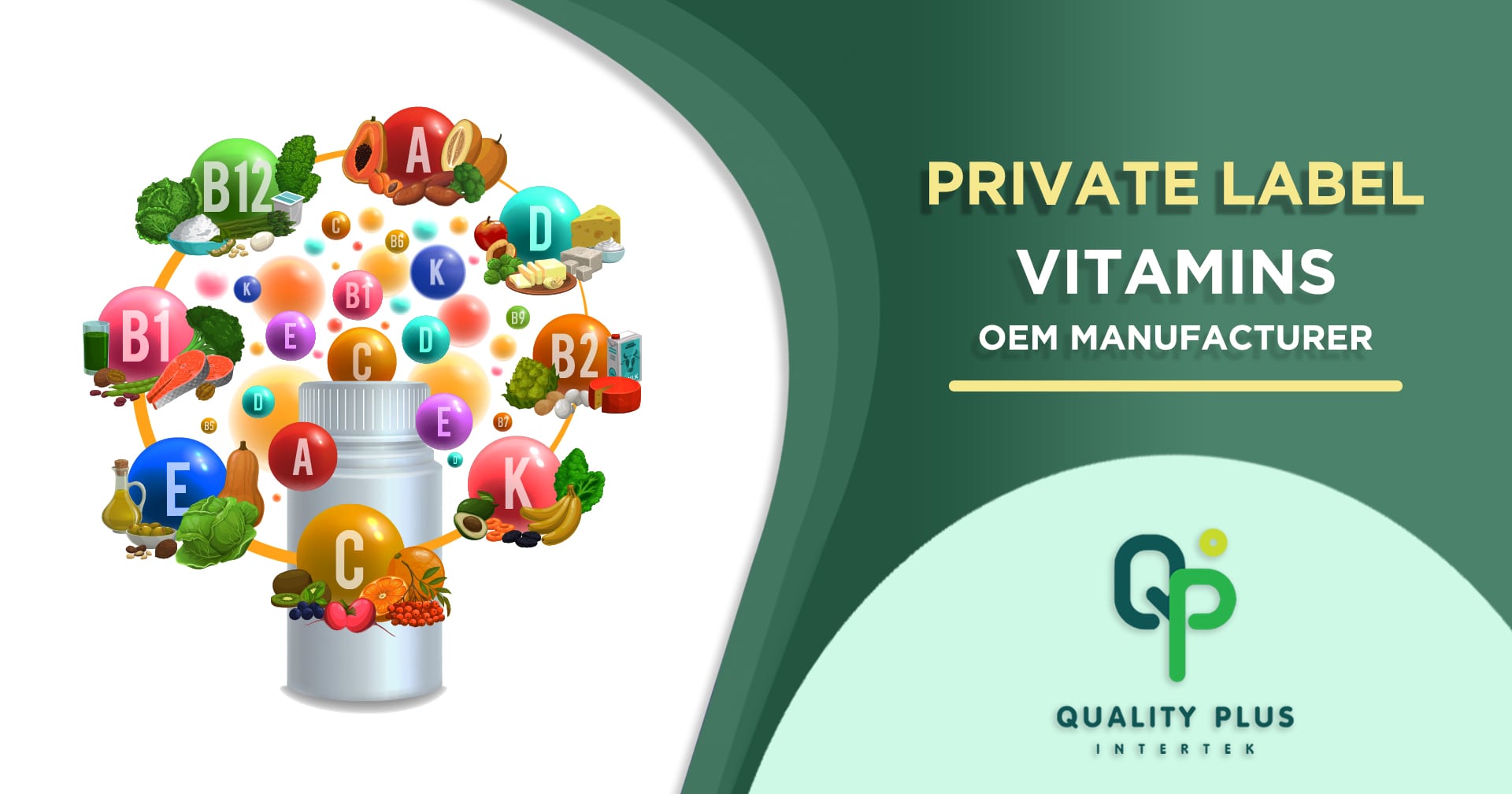 Private Label Vitamins Manufacturer and Vitamin Supplier Company